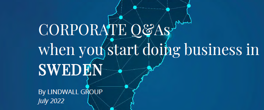 Corporate Q&As When you Start Doing Business in Sweden | CONSULEGIS